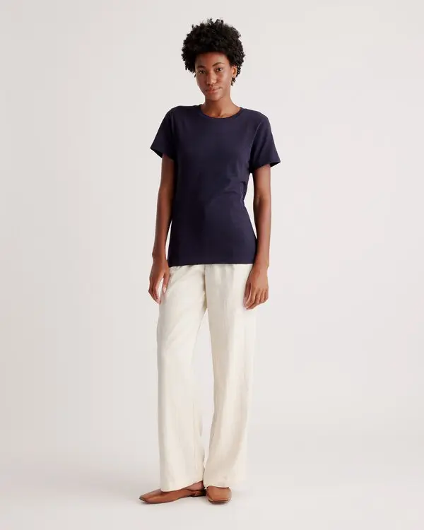 Quince Slub Crewneck T-shirt