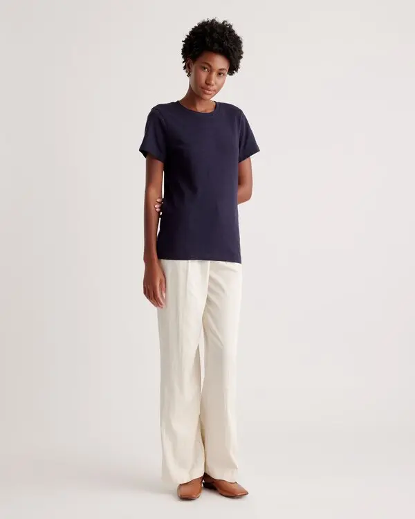 Quince Slub Crewneck T-shirt
