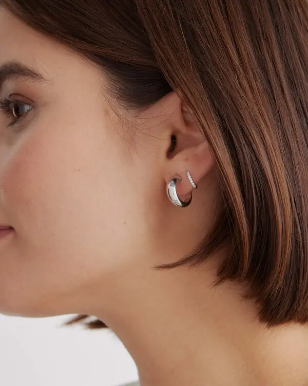 Quince Chunky Hoop Earrings
