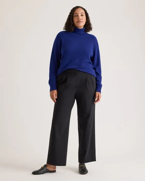 Quince Italian Wool Pleated Trousers