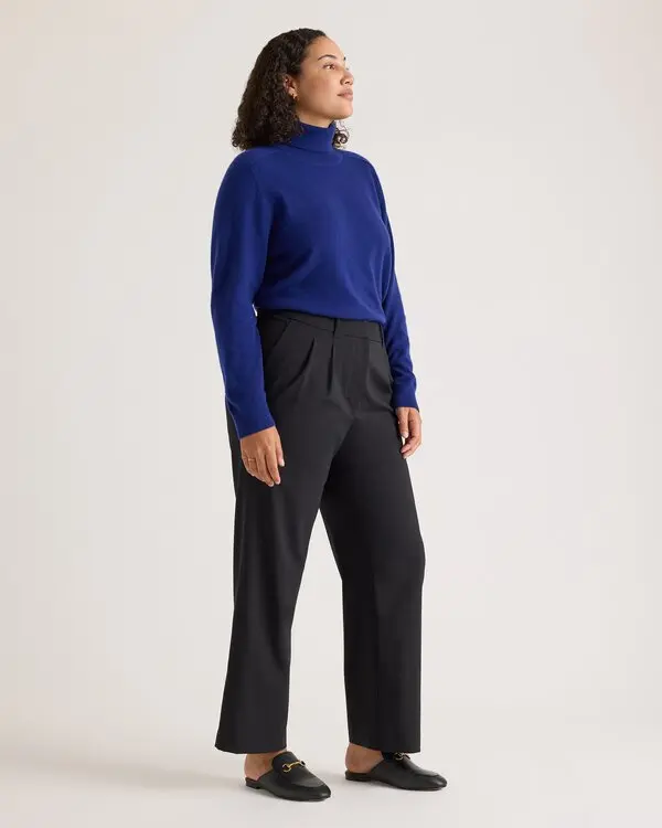 Quince Italian Wool Pleated Trousers