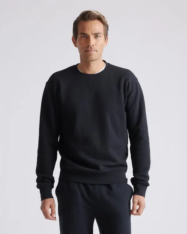 Quince Organic Heavyweight Fleece Crew Sweatshirt