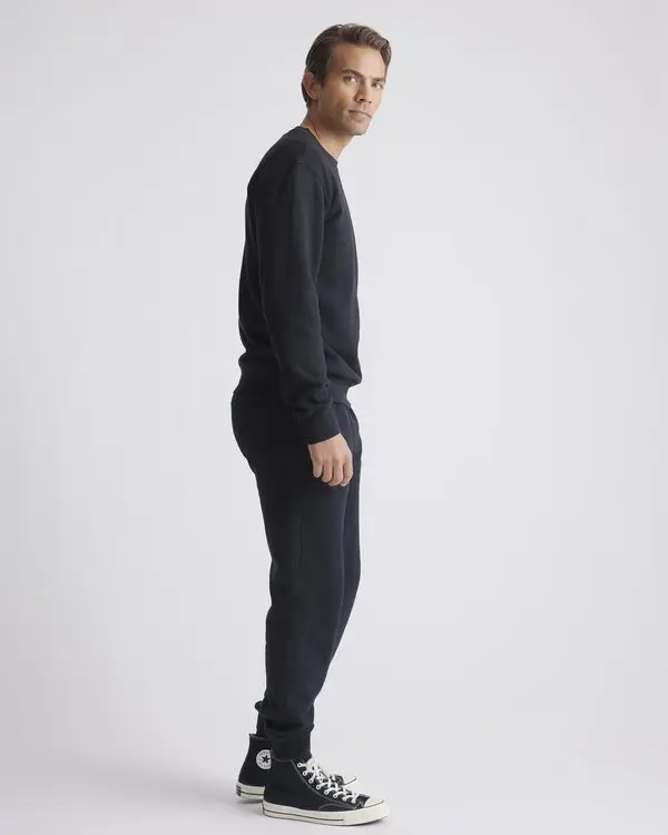 Quince Organic Heavyweight Fleece Crew Sweatshirt