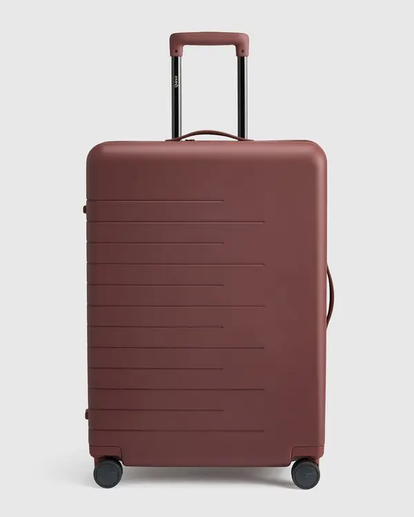 Quince Expandable Large Check-in Suitcase - Cocoa Brown