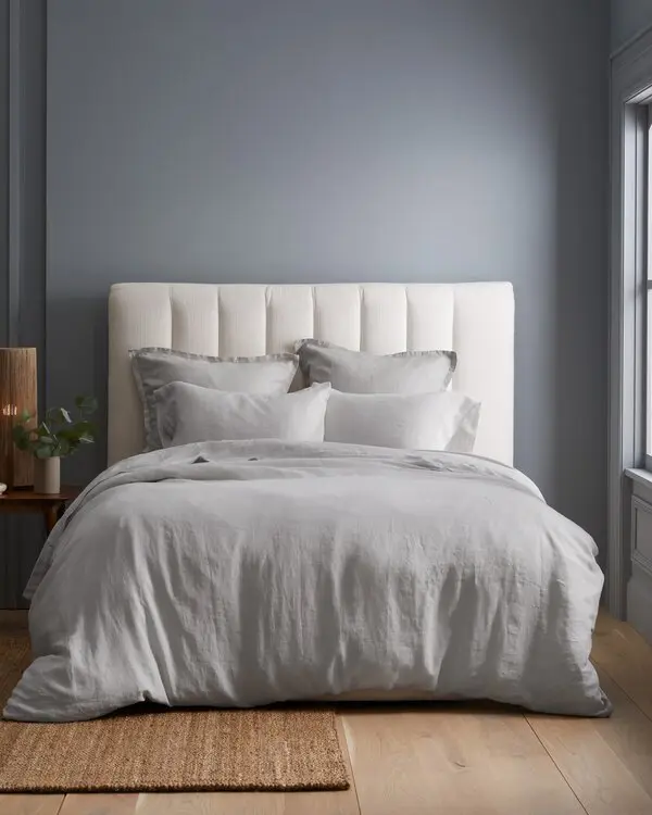 Quince European Linen Sham - Light Grey