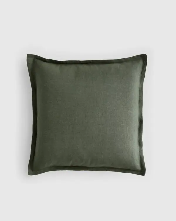 Quince European Linen Sham - Pine