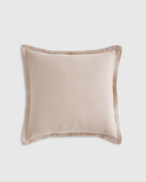 Quince European Linen Sham - Toffee
