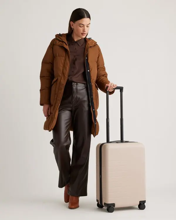 Quince Expandable Carry-on Suitcase - Tan