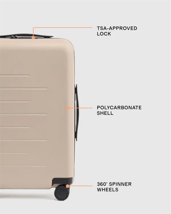 Quince Expandable Carry-on Suitcase - Tan