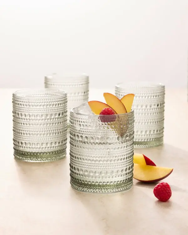 Quince Fortessa Jupiter Short Glass Tumbler - Grey
