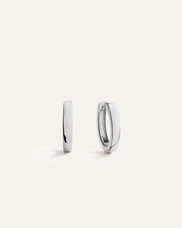 Quince Huggie Hoop Earrings