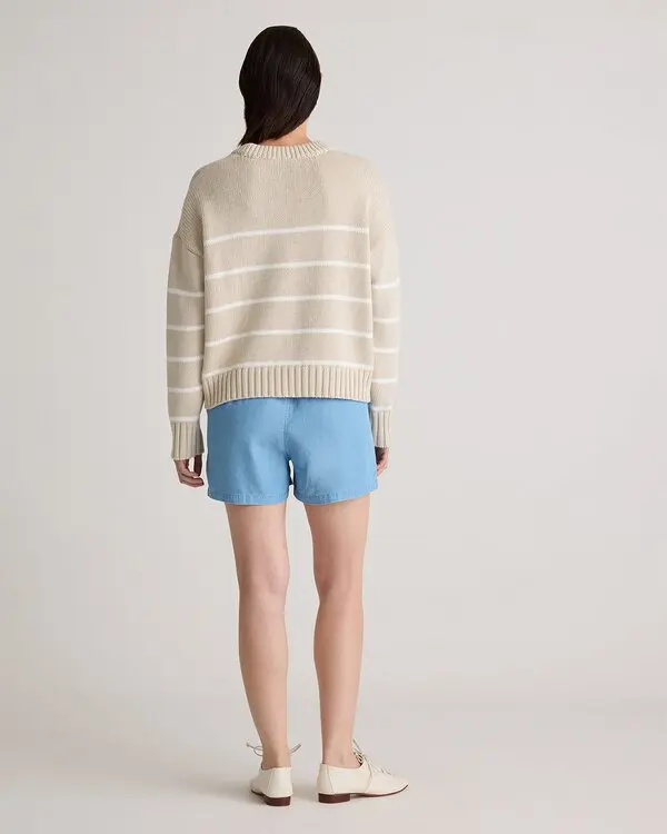 Quince Tencel Chambray Shorts - Light Indigo