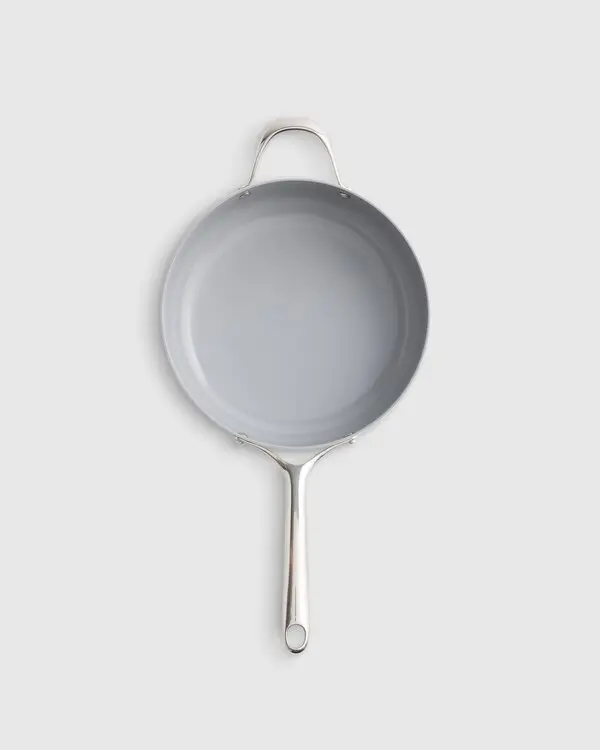Quince Ceramic Nonstick Saute Pan With Lid