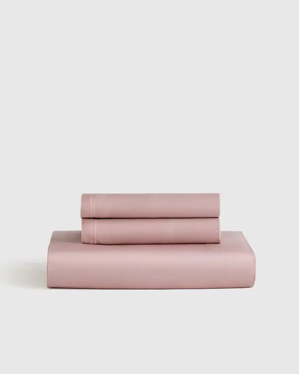 Quince Bamboo Fitted Sheet Set - Fig