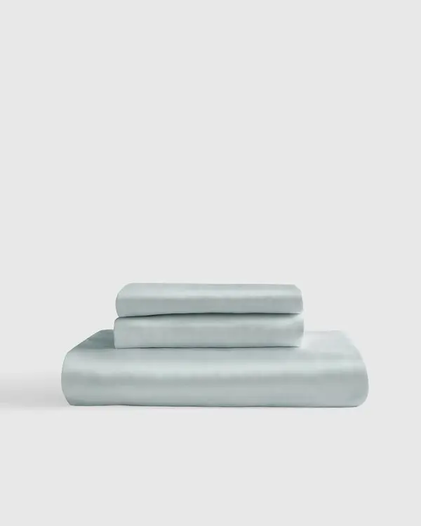 Quince Bamboo Fitted Sheet Set - Mist