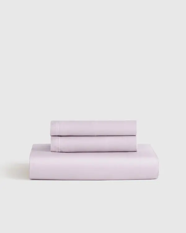 Quince Bamboo Fitted Sheet Set - Orchid