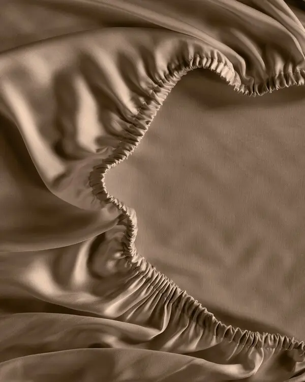 Quince Bamboo Fitted Sheet Set - Walnut