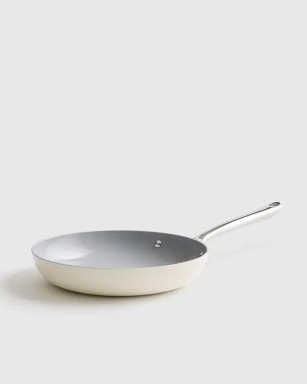 Quince Ceramic Nonstick 10" Frying Pan - Ivory
