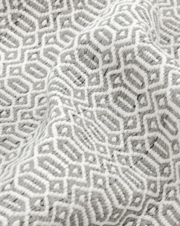 Quince Vale Handwoven Wool Rug - Grey