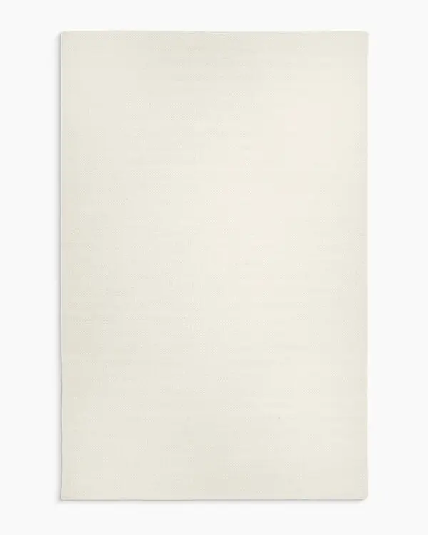 Quince Vale Handwoven Wool Rug - Ivory