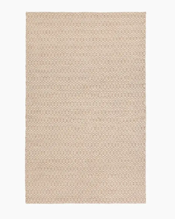 Quince Vale Handwoven Wool Rug - Natural
