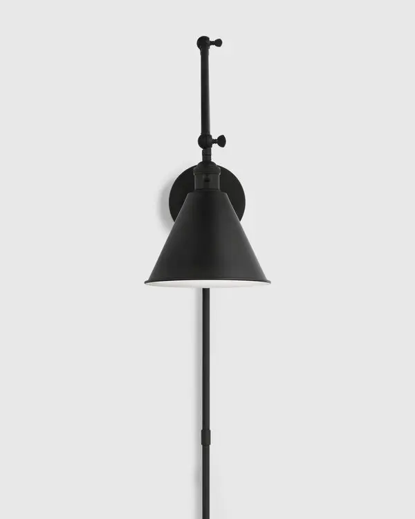 Quince Articulating Double Arm Steel Wall Sconce