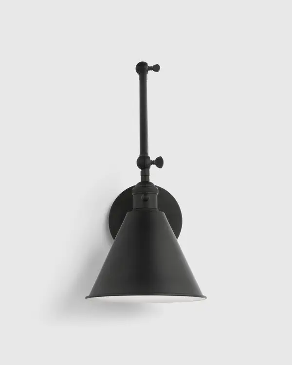 Quince Articulating Double Arm Steel Wall Sconce
