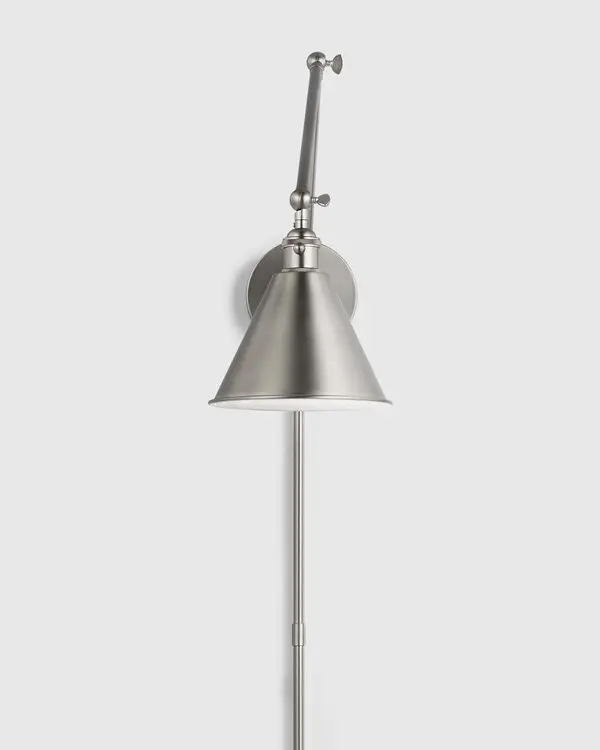 Quince Articulating Double Arm Steel Wall Sconce