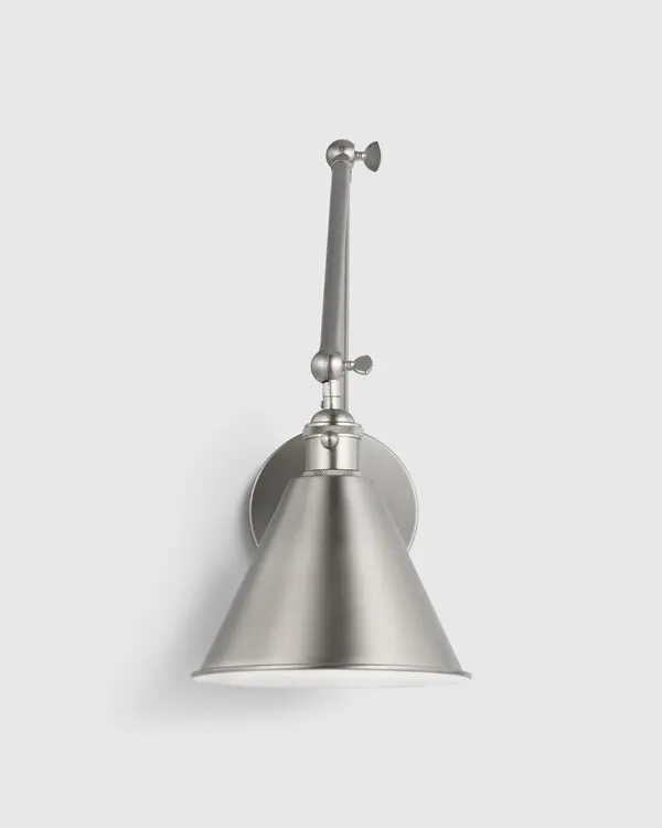 Quince Articulating Double Arm Steel Wall Sconce