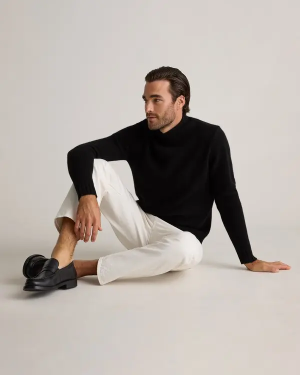 Quince 100% Yak Wool Roll Neck Sweater