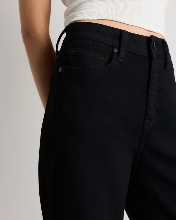 Quince Bella Stretch Palazzo Jeans - Black