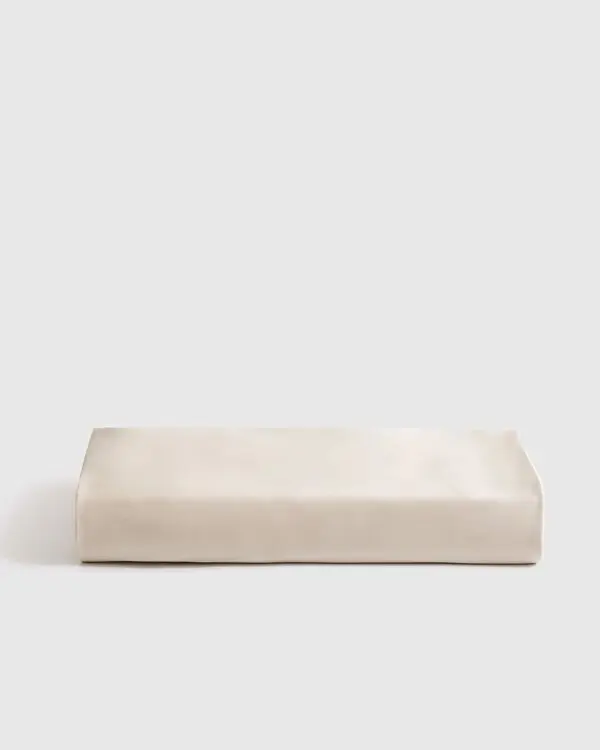 Quince Mulberry Silk Fitted Sheet - Champagne