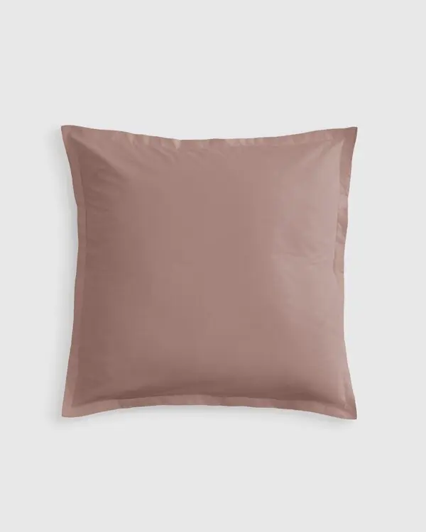 Quince Organic Brushed Cotton Sham - Fig