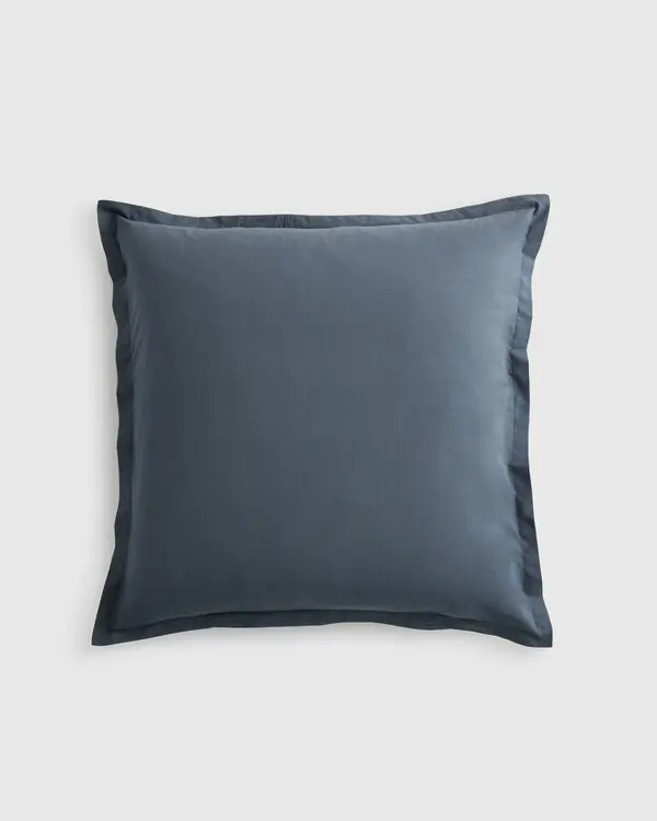 Quince Organic Brushed Cotton Sham - Nightfall