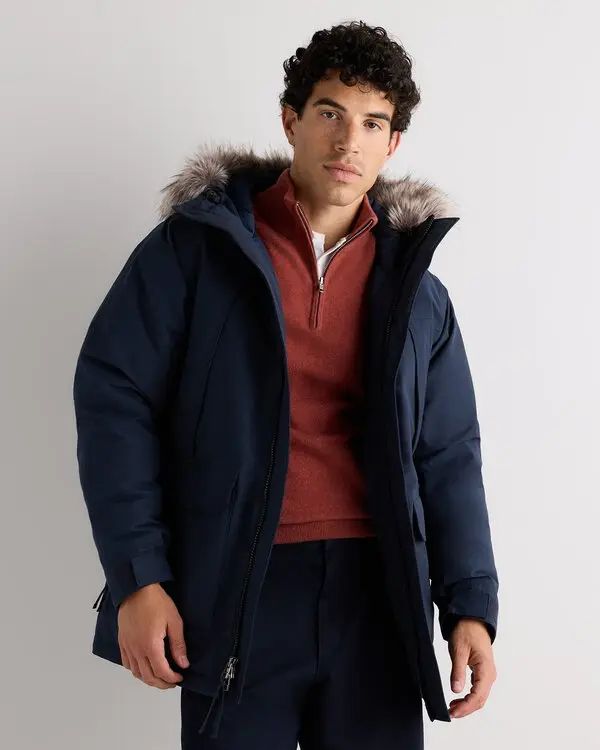 Quince Responsible Down Hooded Parka - Atlas Navy