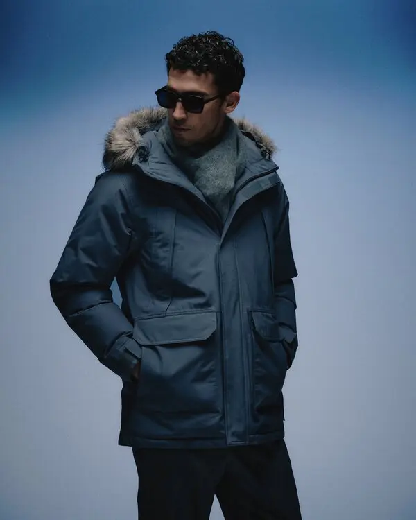 Quince Responsible Down Hooded Parka - Carbon Grey