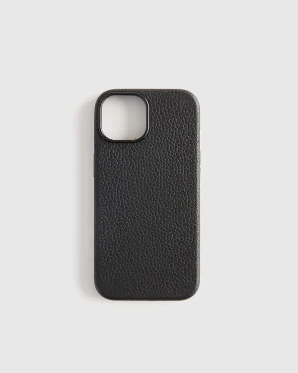 Quince Leather Phone Magsafe Case - Black