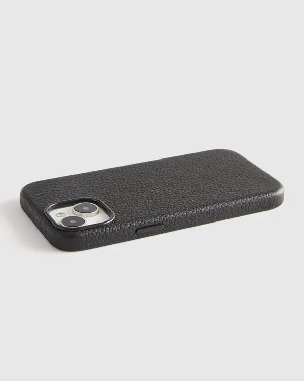 Quince Leather Phone Magsafe Case - Black