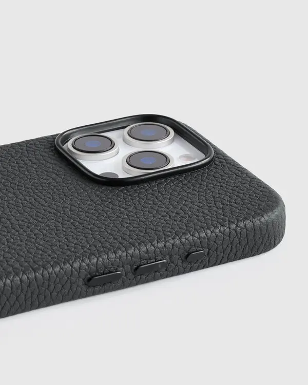 Quince Leather Phone Magsafe Case - Black