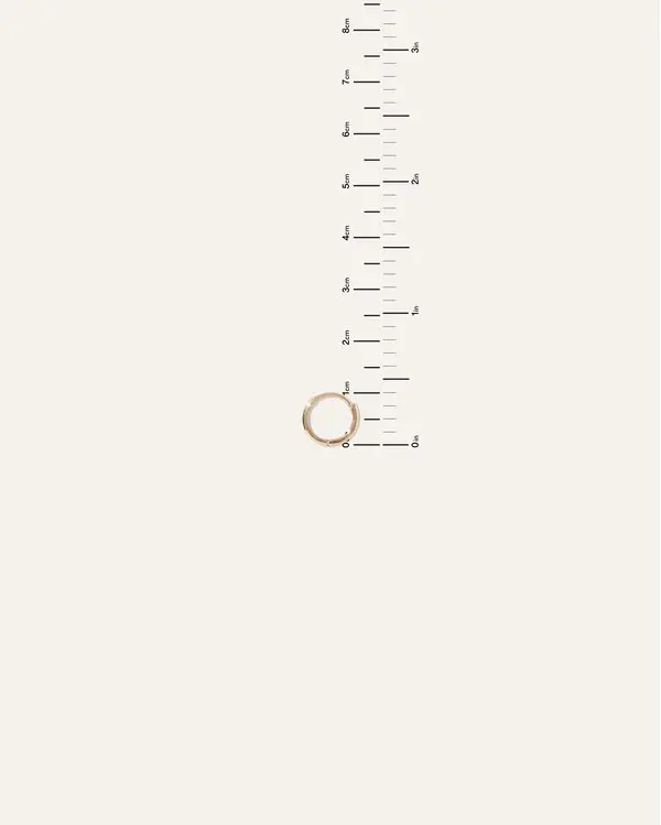 Quince 14k Solo Mini Hoop Earrings - Yellow Gold