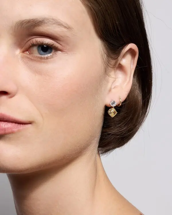 Quince 14k Solo Mini Hoop Earrings - Yellow Gold