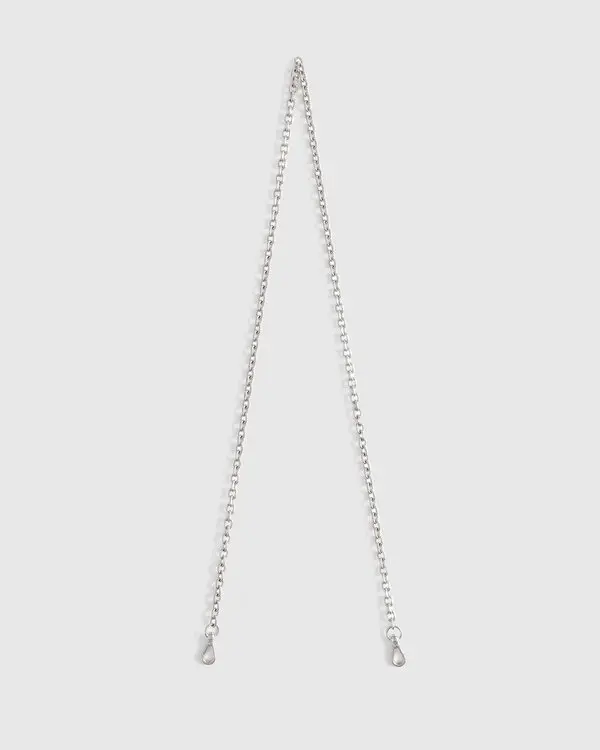 Quince Chain Crossbody Strap - Shiny Silver