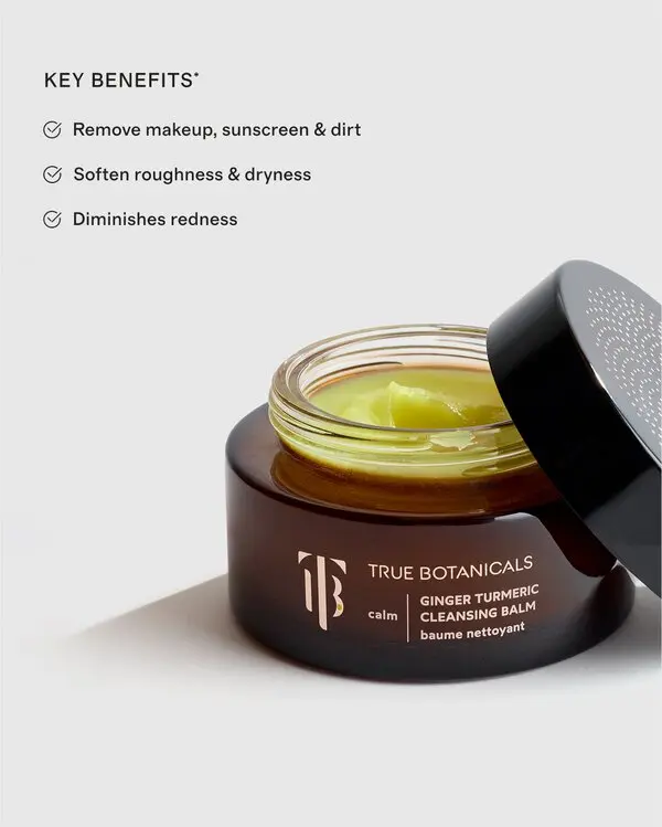 Quince True Botanicals Ginger Turmeric Cleansing Balm, Skincare