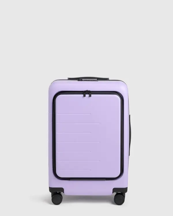 Quince Front Pocket Carry-on Hardshell Suitcase - Lavender