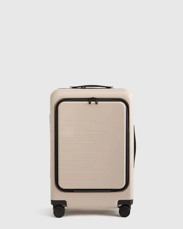 Quince Front Pocket Carry-on Hardshell Suitcase - Tan