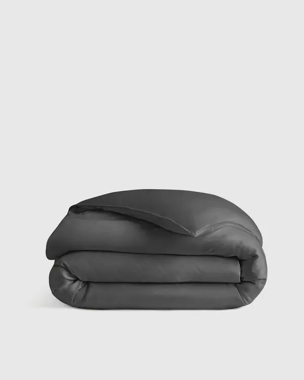 Quince Bamboo Duvet Cover - Charcoal