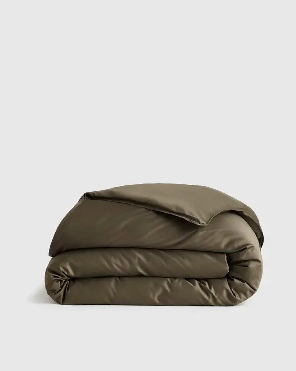 Quince Bamboo Duvet Cover - Dusty Olive