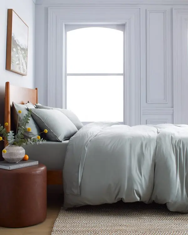 Quince Bamboo Duvet Cover - Eucalyptus