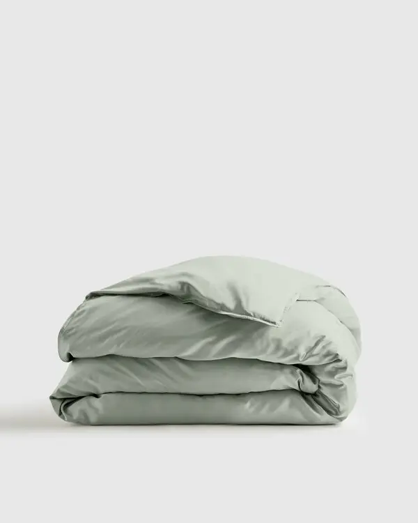 Quince Bamboo Duvet Cover - Eucalyptus