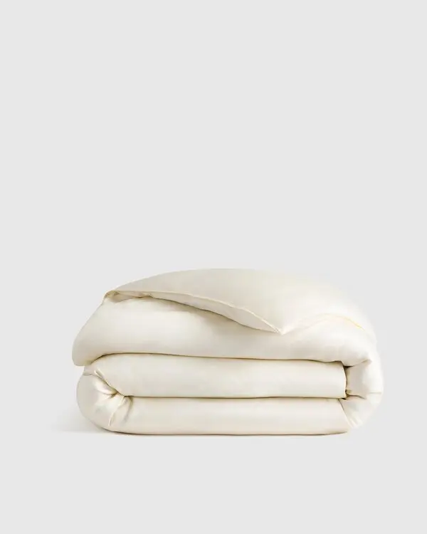 Quince Bamboo Duvet Cover - Ivory